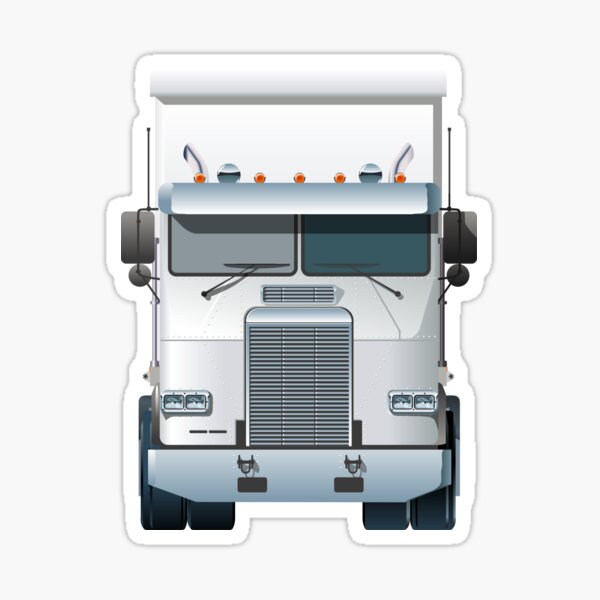 Semi Truck Stickers | Redbubble
