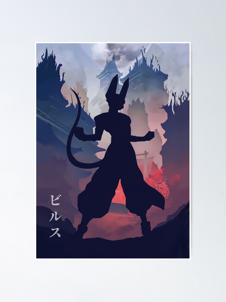 "Beerus Dragonball Anime" Poster for Sale by DavidBenson47 | Redbubble