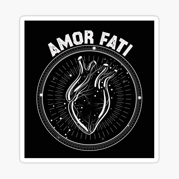 "Amor Fati- T-shirt - Obey Yourself Now" Sticker for Sale by ...