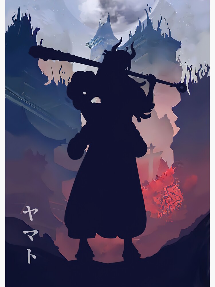 "Yamato One Piece Anime" Sticker for Sale by DavidBenson47 | Redbubble