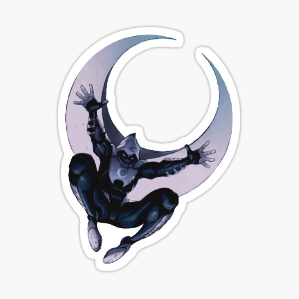 "Moon Knight Jump Moon Knight Fans" Sticker for Sale by MadebyLucyB ...