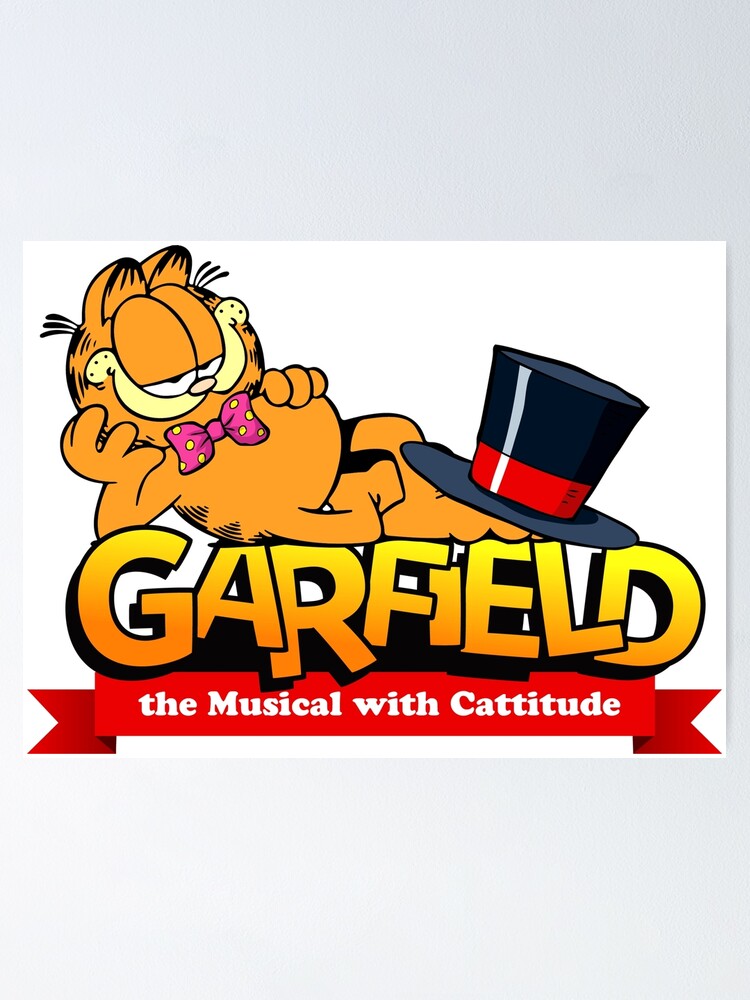 "garfield cat" Poster for Sale by juanitanathan | Redbubble