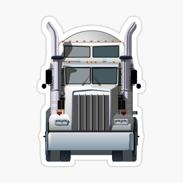 "Semi Truck" Sticker for Sale by Mechanick | Redbubble