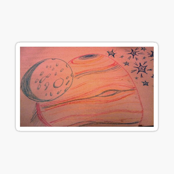 "Planets" Sticker by CCWillow | Redbubble