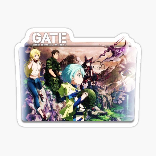 "graphic from gate" Sticker by Jercole | Redbubble