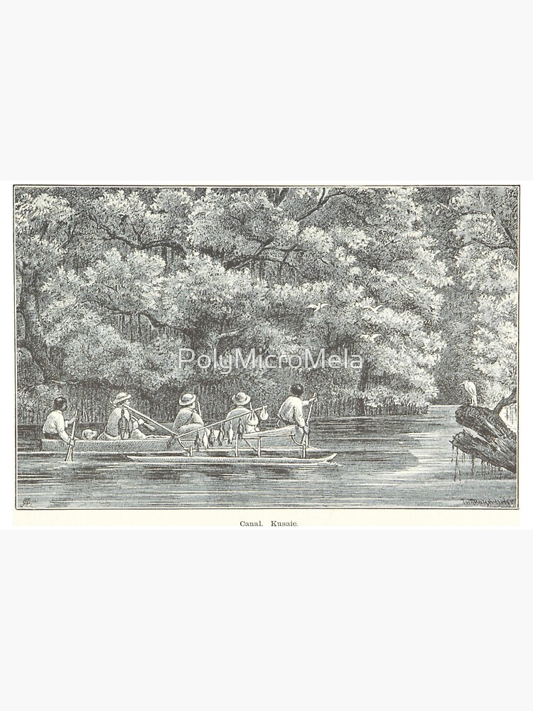 "Canal Kosrae / Kusaie" Sticker by PolyMicroMela | Redbubble