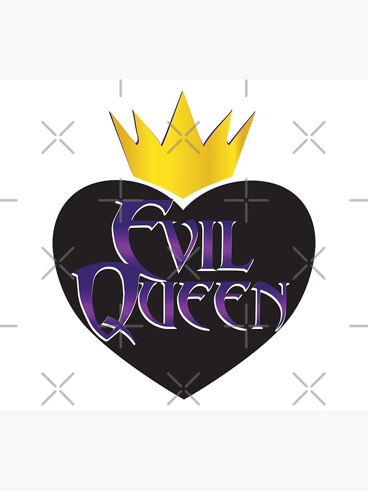 "Evil Queen Crown Black Heart Halloween Evil Queen Costume Evil Villain ...