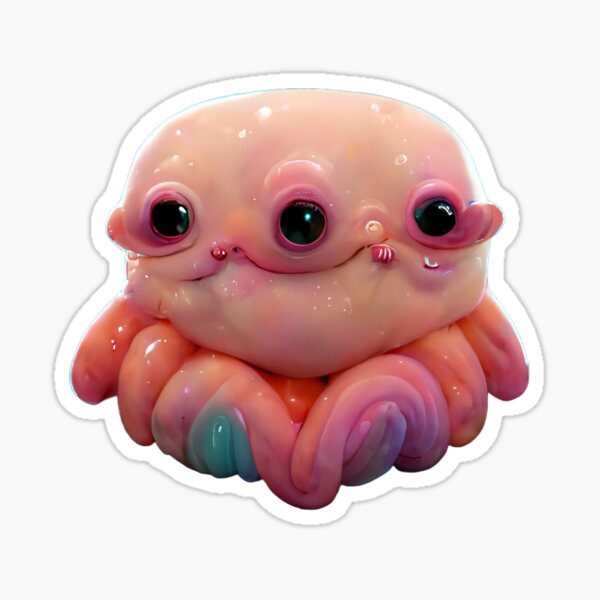 "Squishy the Squish" Sticker for Sale by fidofetch | Redbubble