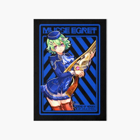 "TRAILS OF COLD STEEL - MUSSE EGRET" Art Board Print for Sale by ...
