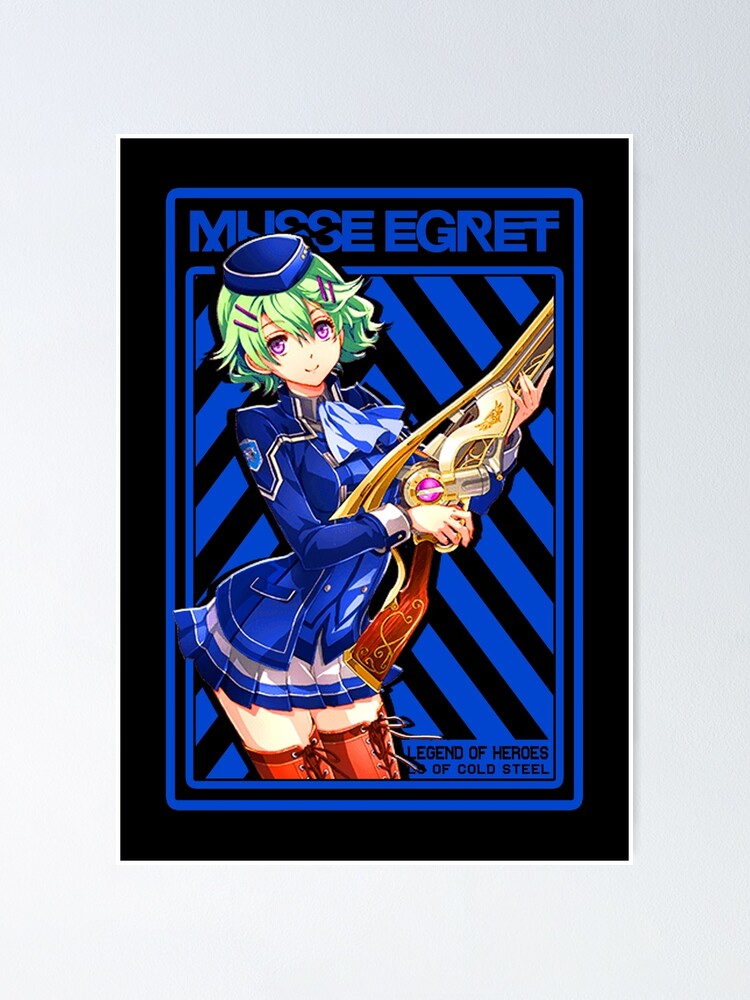 "TRAILS OF COLD STEEL - MUSSE EGRET" Poster for Sale by UNCHMUNCH ...