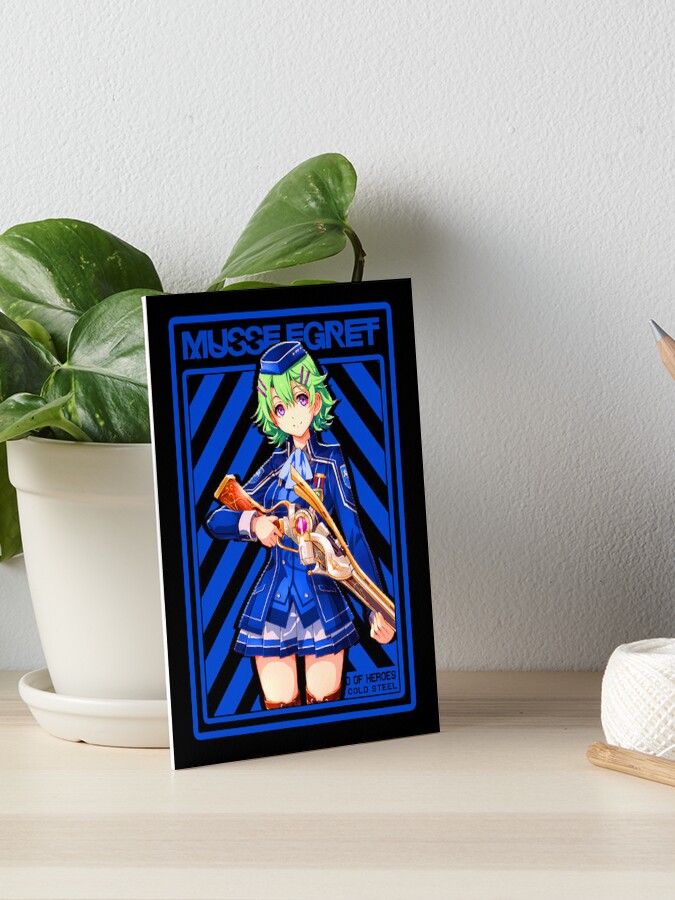 "TRAILS OF COLD STEEL - MUSSE EGRET" Art Board Print for Sale by ...