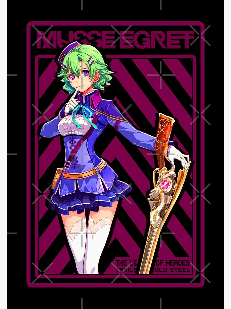 "TRAILS OF COLD STEEL - MUSSE EGRET" Poster for Sale by UNCHMUNCH ...