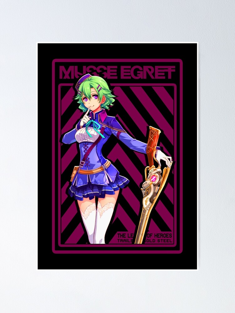 "TRAILS OF COLD STEEL - MUSSE EGRET" Poster for Sale by UNCHMUNCH ...