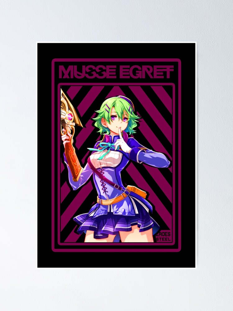 "TRAILS OF COLD STEEL - MUSSE EGRET" Poster for Sale by UNCHMUNCH ...
