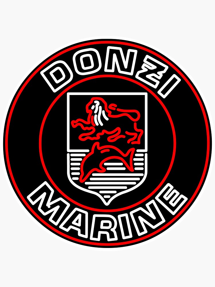 "Donzi Marine Boats" Sticker for Sale by musclecarart | Redbubble