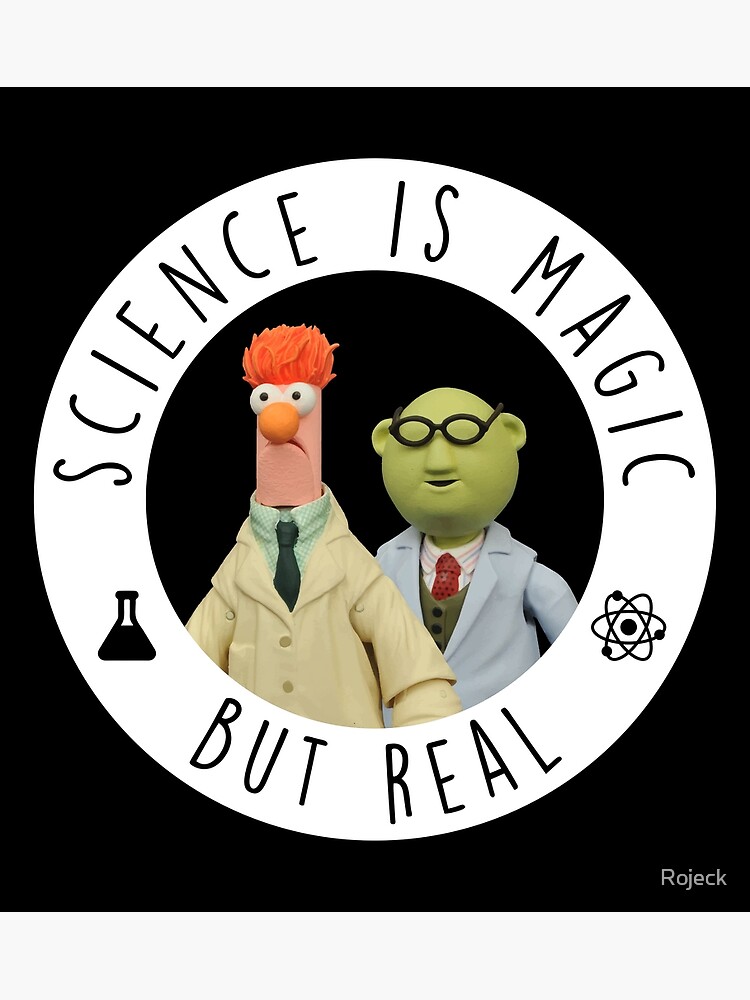 "Beaker Muppets and Bunsen - Science is Magic But Real" Photographic ...