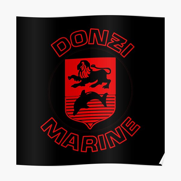 "Donzi Marine Boats" Poster for Sale by musclecarart | Redbubble