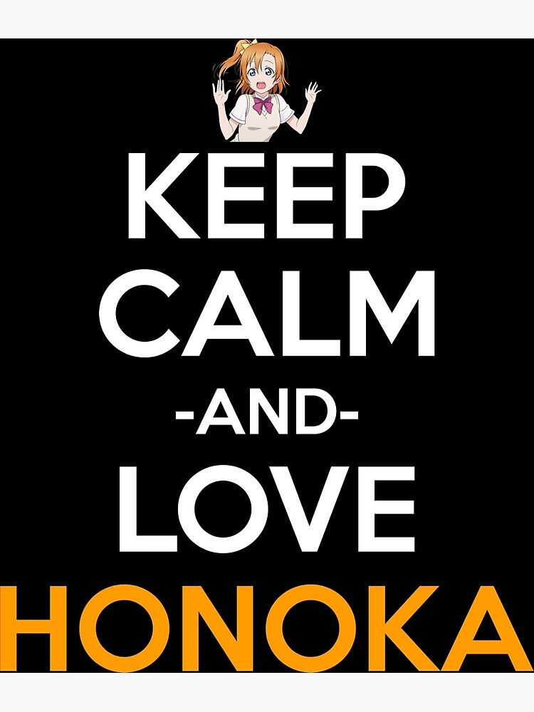 "Honoka Inspired Anime Shirt" Poster by JaneFlame | Redbubble