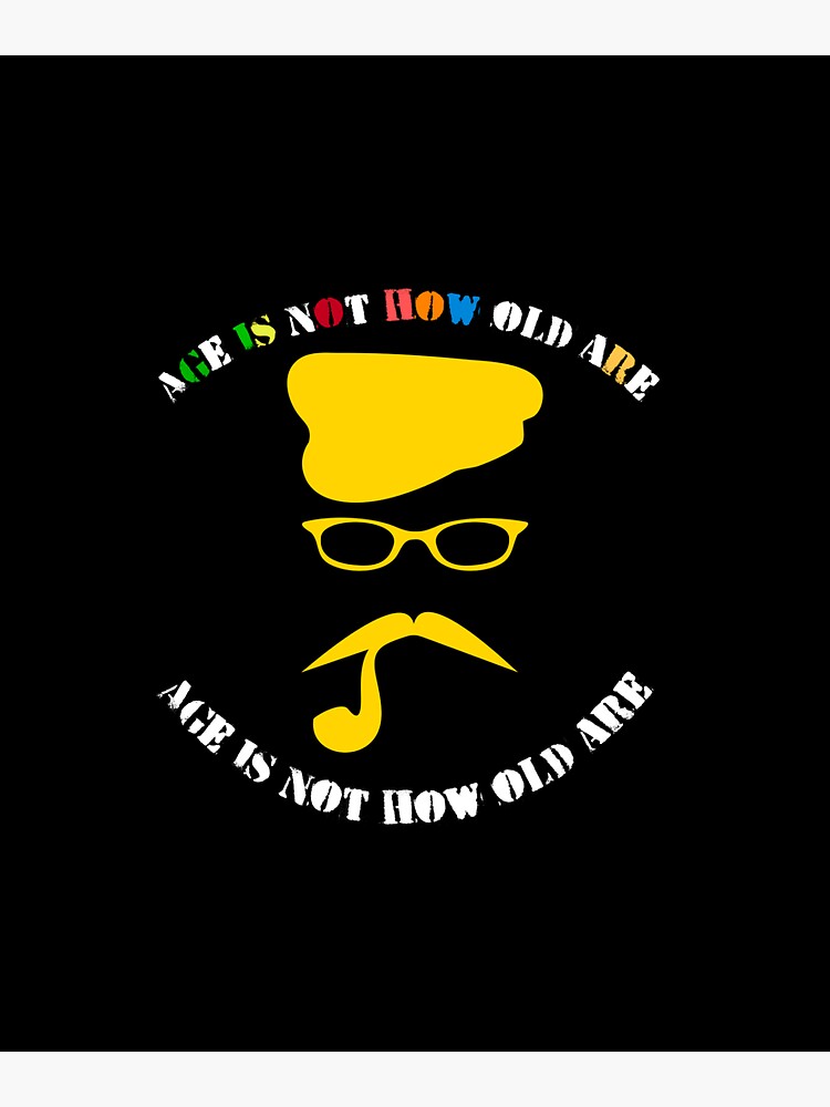 Pegatina «la edad no es cuantos años tienes» de wydadalagrande | Redbubble