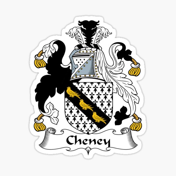 "Cheney" Sticker for Sale by HaroldHeraldry | Redbubble
