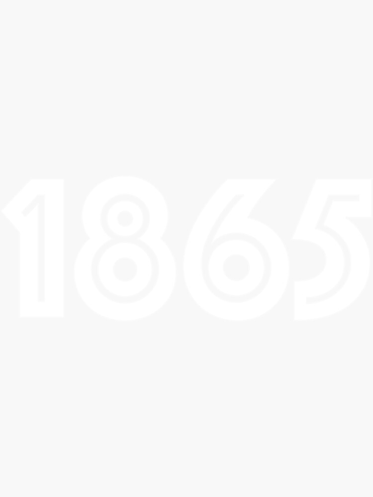 "1865 Nottingham Forest " Sticker for Sale by BlueApparelzz | Redbubble