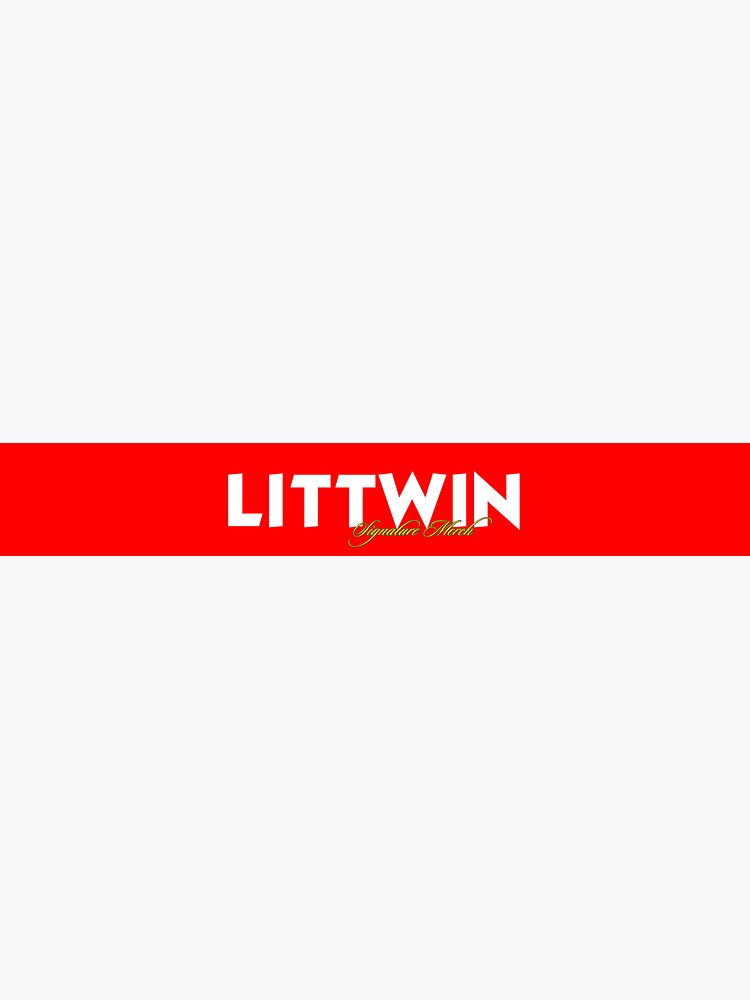 "LITTWIN " Sticker for Sale by mikeLittwin | Redbubble