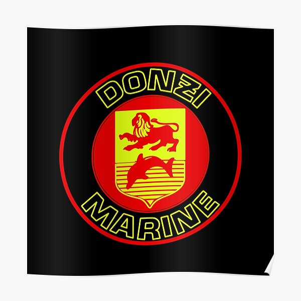 "Donzi Marine Boats" Poster for Sale by musclecarart | Redbubble