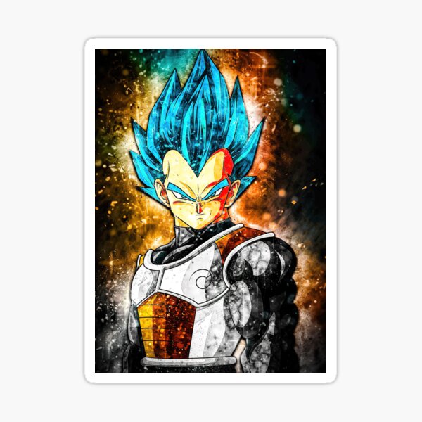 "Dragon Ball Vegeta" Sticker for Sale by SandraKennedy | Redbubble