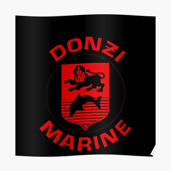 "Donzi Marine Boats" Poster for Sale by musclecarart | Redbubble