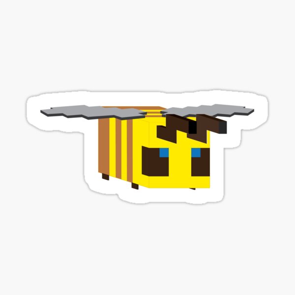 Pegatina «Abeja De Minecraft» de megpage-1054 | Redbubble
