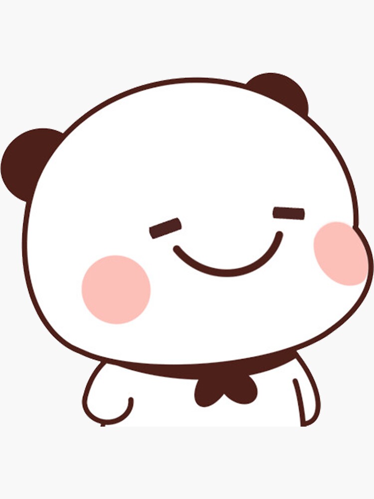 "Happy Face Bubu When Dudu Ble Ble" Sticker for Sale by gingersweet ...