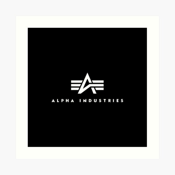 "design alpha industries logo" Art Print for Sale by alinebigs | Redbubble
