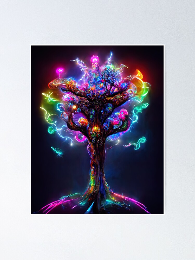 "A Wishing Tree of Life and Dreams" Poster for Sale by AlexandrAIart ...