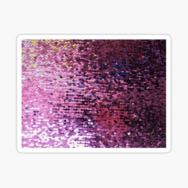 "Pink Sequins" Sticker for Sale by arfff | Redbubble