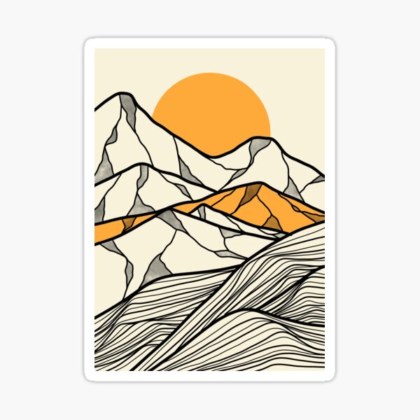 "Mounts" Sticker for Sale by fitral | Redbubble