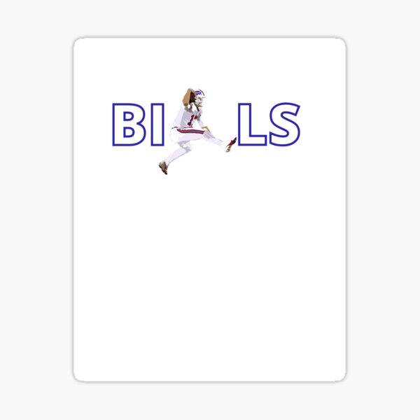 "Josh Allen Iconic Jump" Sticker for Sale by castlescustoms | Redbubble