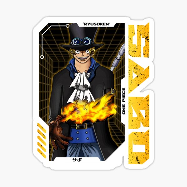 "Sabo" Sticker for Sale by Nivrowide | Redbubble