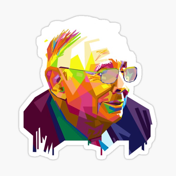 "Charlie Munger " Sticker for Sale by DanielOstrowsky | Redbubble