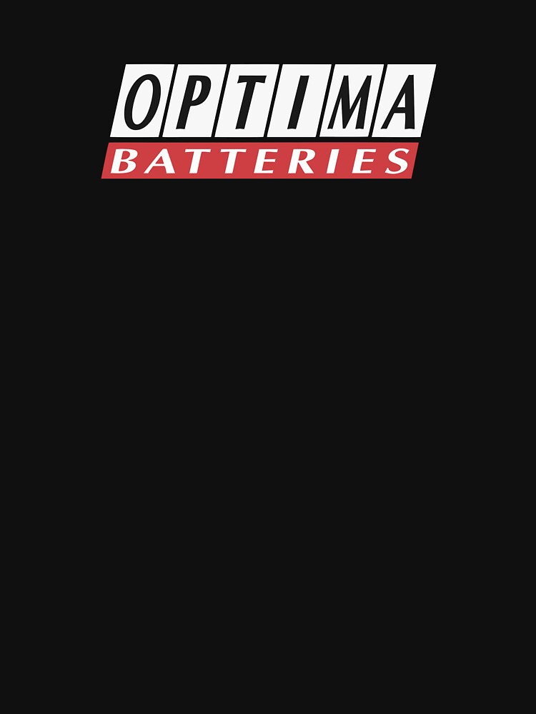 "Attractive Optima Batteries Design" T-shirt for Sale by yaqilaa ...