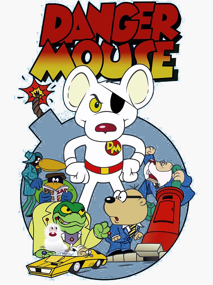 "dangerious mouse" Sticker for Sale by RobertSpencerr | Redbubble