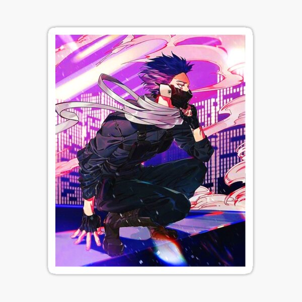 "Music Vintage Retro Hitoshi Purple Shinsou Women My Favorite" Sticker ...