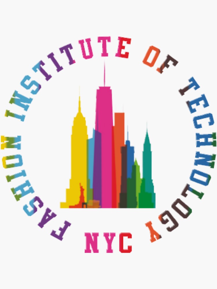 "Fashion institute of technology New york city FIT NYC logo" Sticker ...