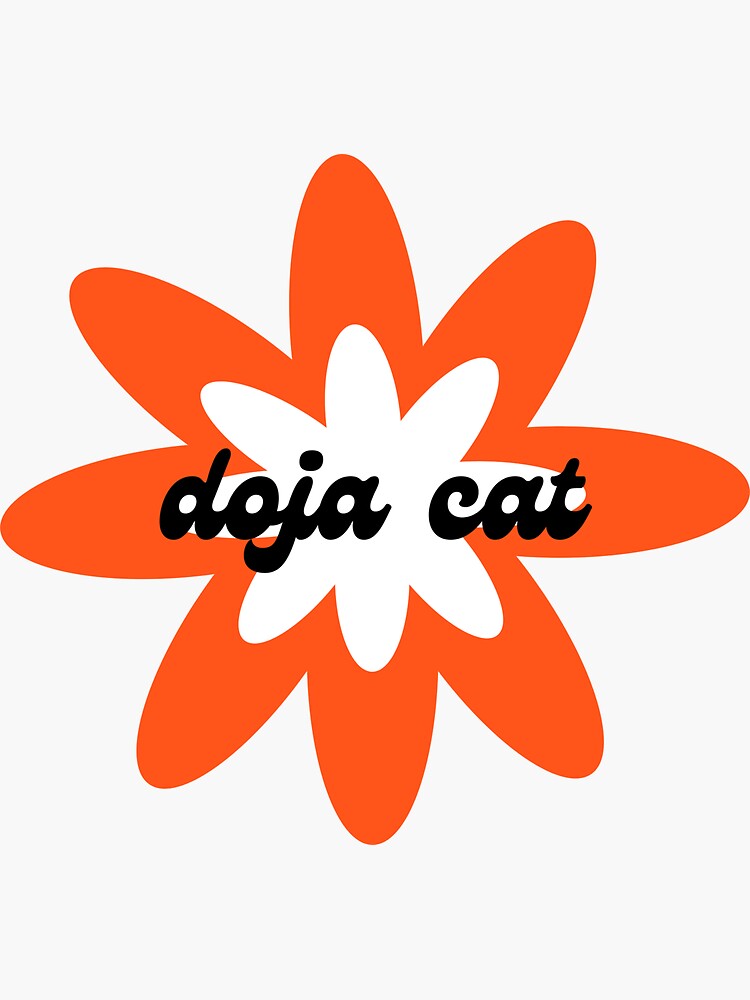 "DOJA CAT " Sticker for Sale by candyrobot | Redbubble