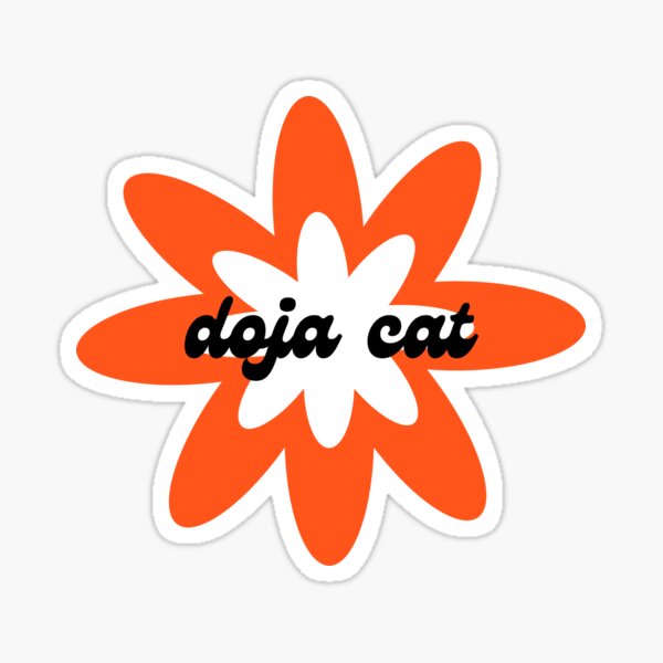 "DOJA CAT " Sticker for Sale by candyrobot | Redbubble