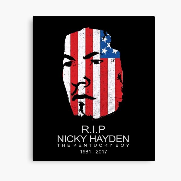 Nicky Hayden Canvas Prints | Redbubble
