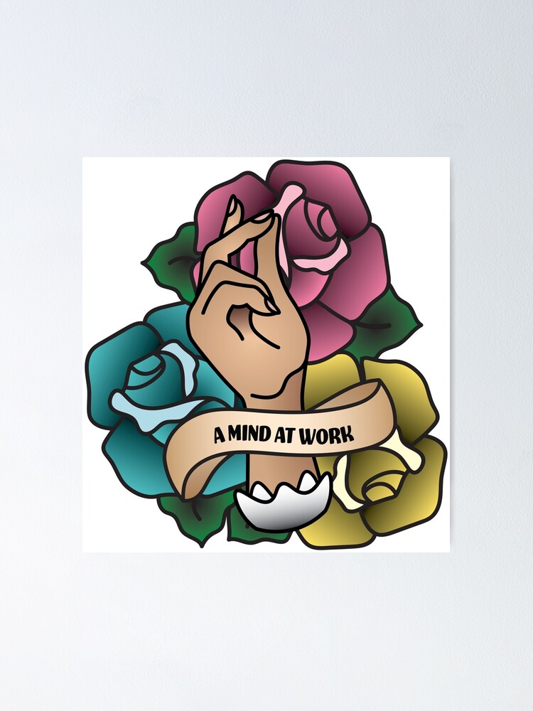 "A Mind At Work" Poster by qynnderella | Redbubble
