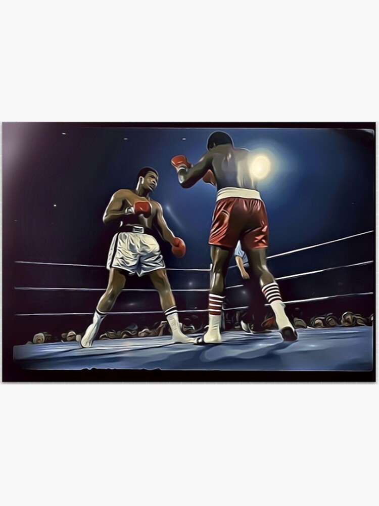 "muhammad ali vs Sticker Muhammad Ali Essential" Sticker for Sale by ...