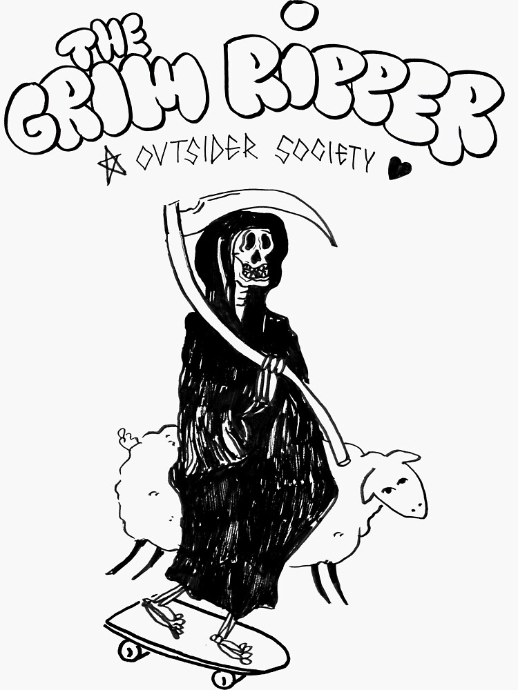 "Lil Ripper" Sticker for Sale by mtwos | Redbubble