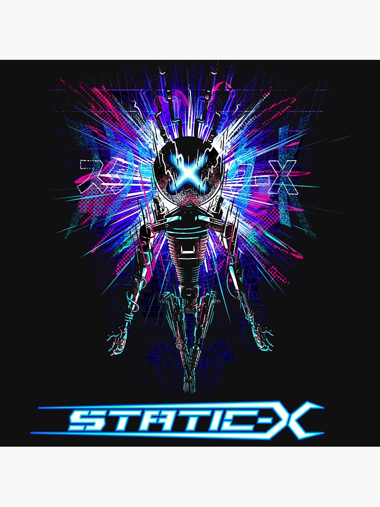 "Best Design Of Static X" Sticker for Sale by Barbe82 | Redbubble