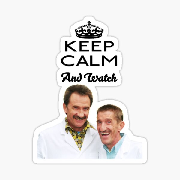 "Funny Jokes For You Chuckle Brothers Chucklevision Gifts" Sticker for ...